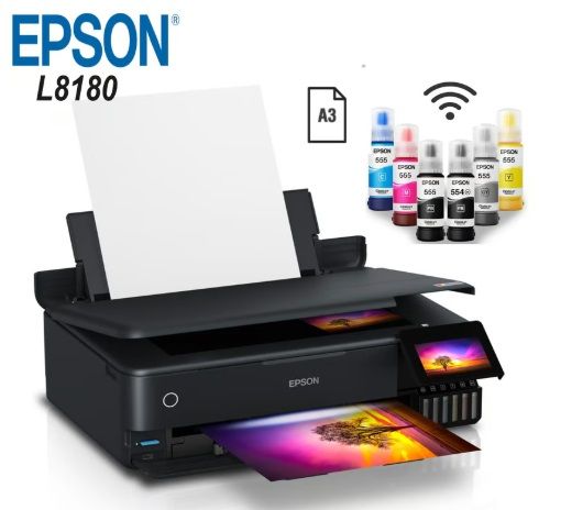Impresora Epson L8180 A3 Fotográfica WIFI Multifunción Ecotank L8180 ...