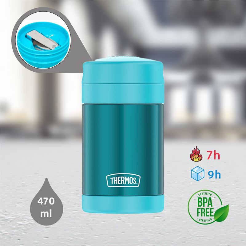 Termo de Comida Thermos Food 470ml Celeste THERMOS | falabella.com