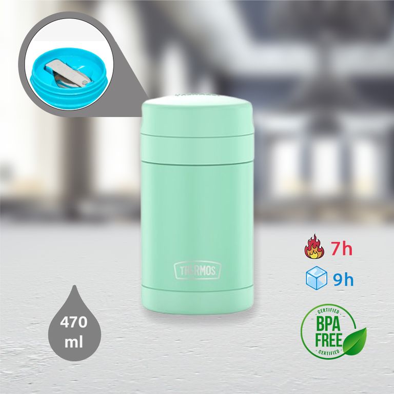 Termo de Comida Thermos Food 470ml Turquesa THERMOS | falabella.com