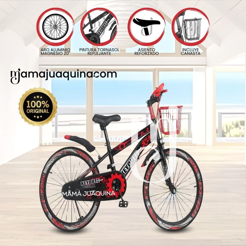 Bicicleta Deportiva Aro 20 «ASHVIN II» Red VELOX | falabella.com