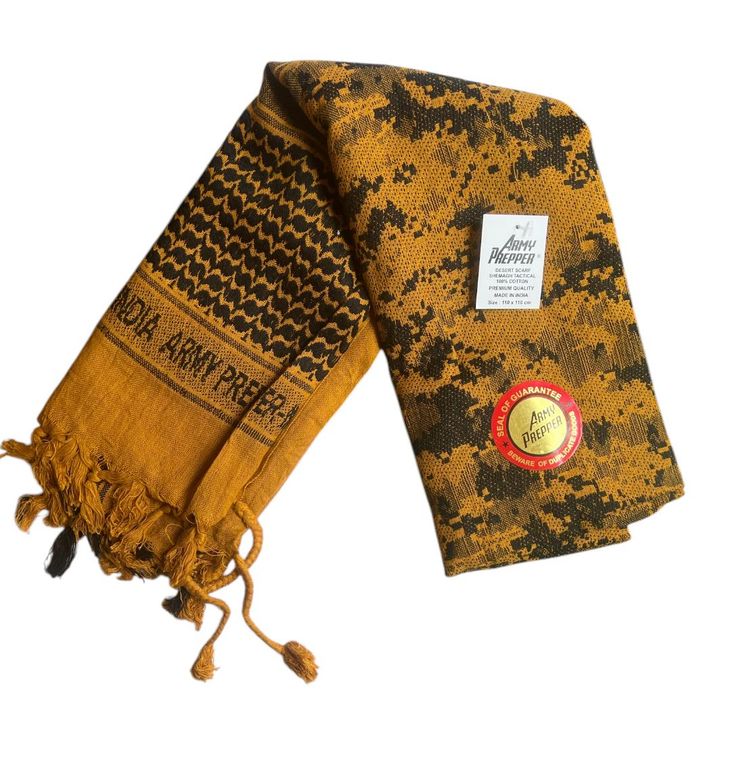 Bufanda 100 algodon shemagh digital OCRE trekking ARMY PREPPER ...