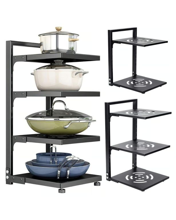 RACK Organizador porta Ollas de 4 Niveles OEM | falabella.com