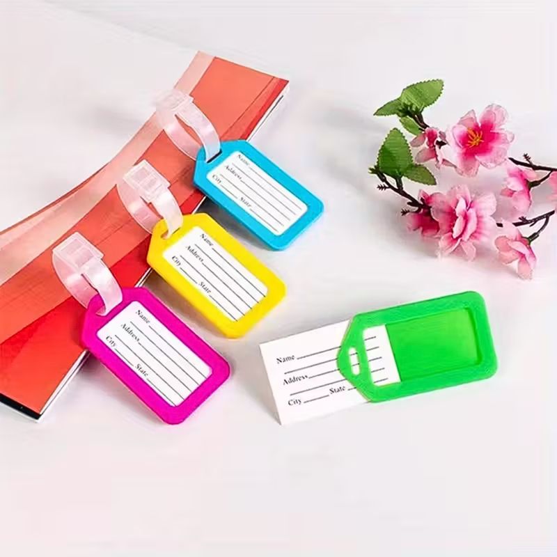 Etiqueta tag identificador equipaje maleta mochila viaje x2 GENERICO ...