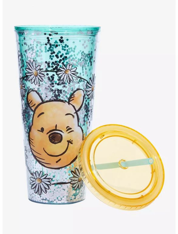 Vaso Acrilico Winnie Pooh Escarchado 26 oz DISNEY | falabella.com