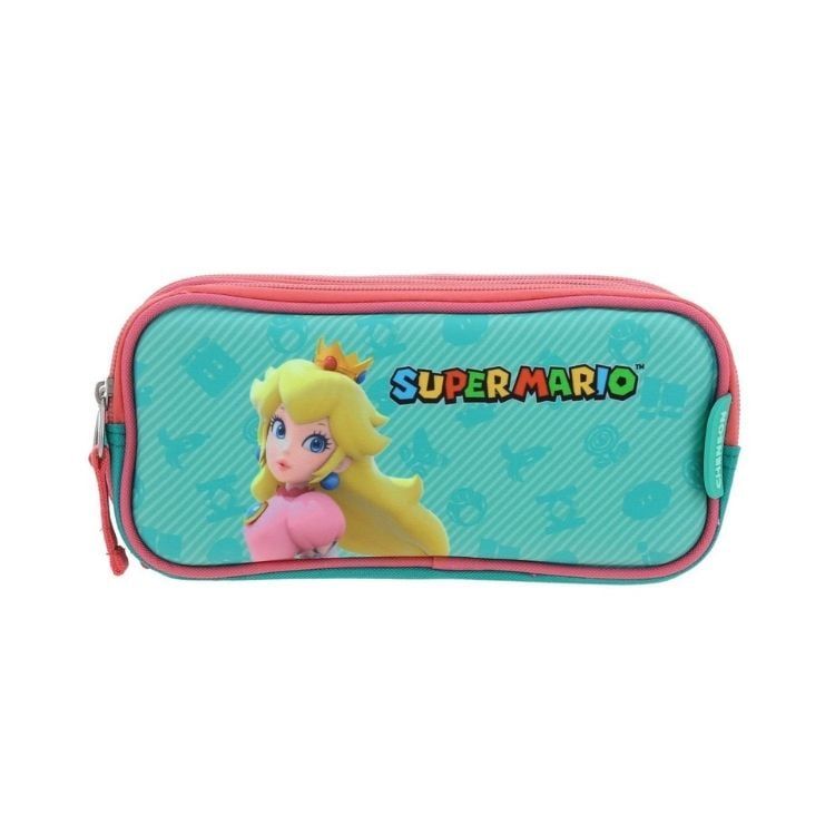 CARTUCHERA TRIPLE ROSA PEACH MARIO BROS NINTENDO | falabella.com