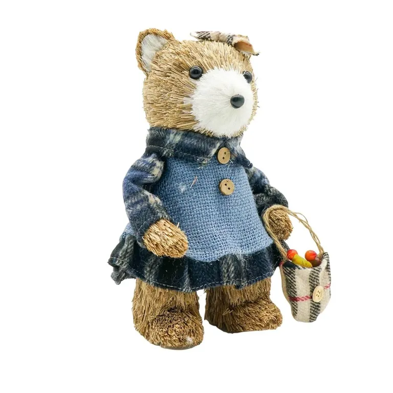 Oso con Ropa Azul Navideño de 22cm AB271 FLORIPASTORE | Sodimac Perú