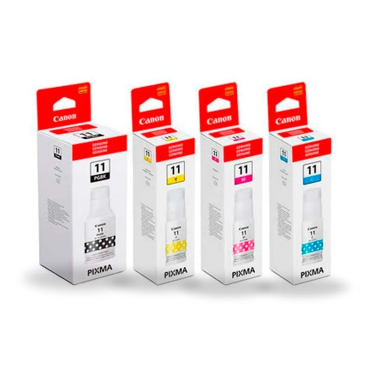 Kit de Tintas Canon GI-11 Original - 4 Colores CANON | falabella.com