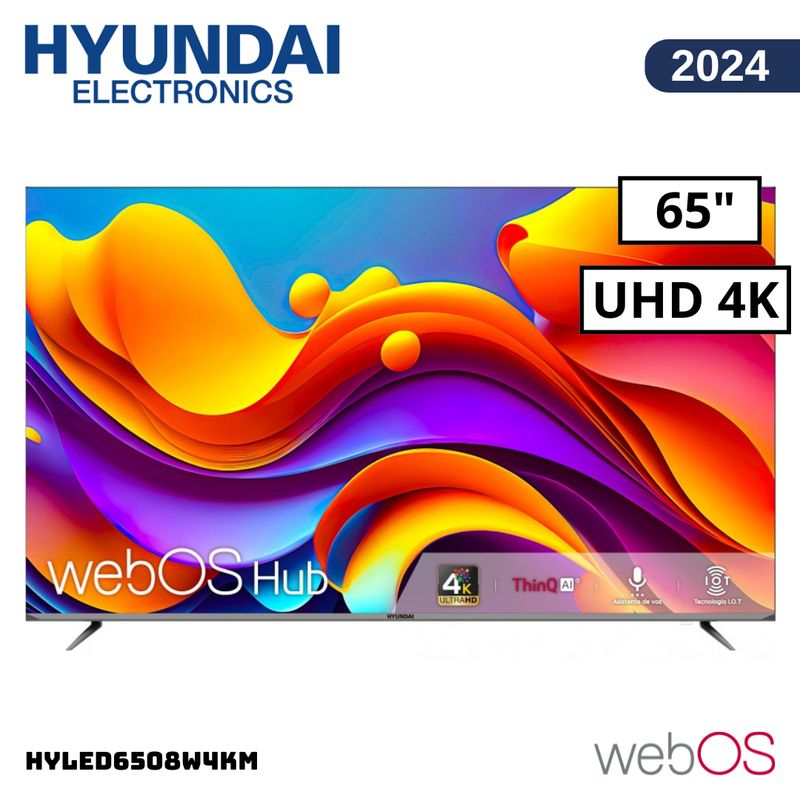 TELEVISOR HYUNDAI 65 SMART TV WEBOS HUB 4K UHD LED - HYLED6508W4KM HYUNDAI | falabella.com