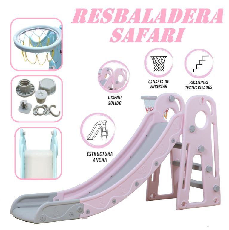 Nueva Resbaladera Tobogan Safari -Rosa GENERICO | falabella.com