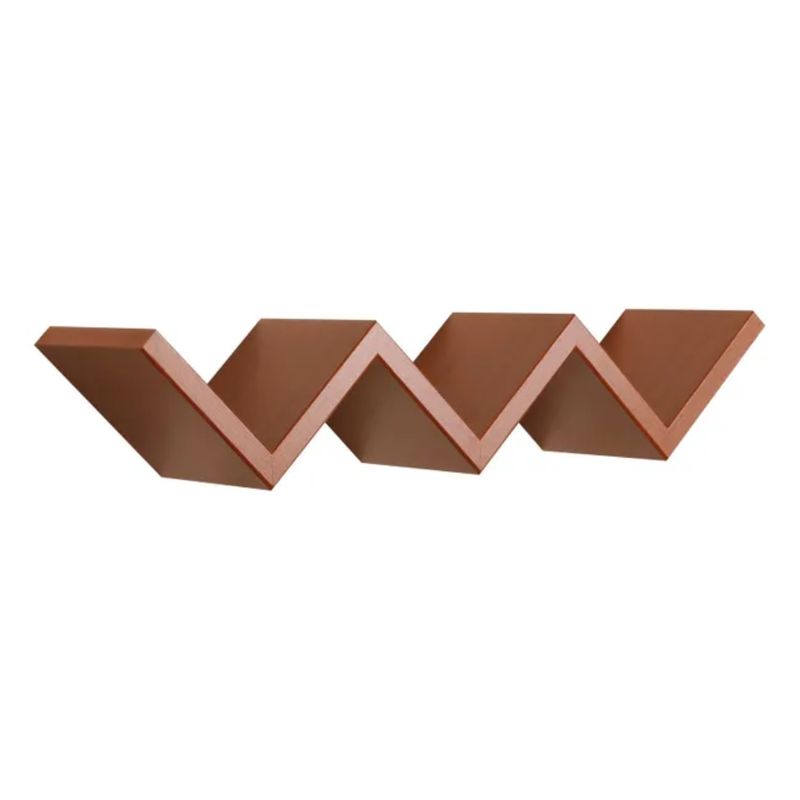 Repisa Zig Zag Melly Color Caramelo Muebles Gaudi GENERICO | falabella.com