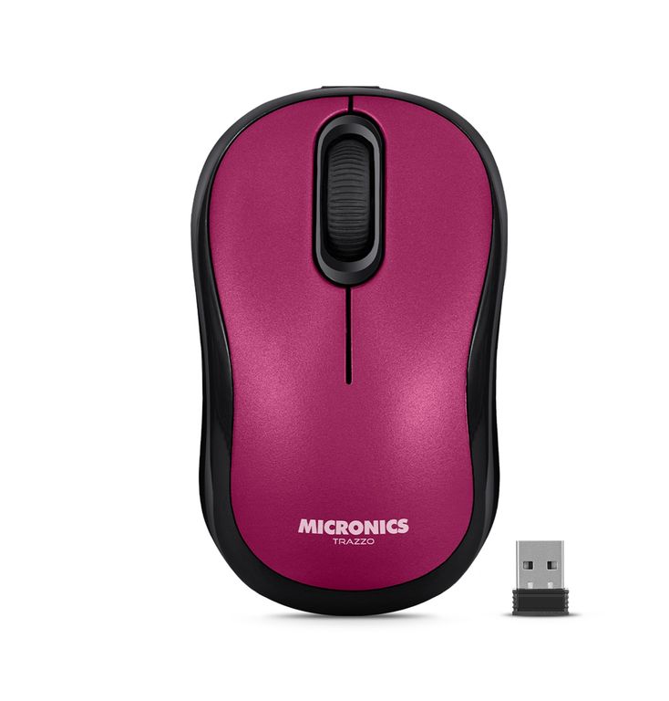 Mouse Inalámbrico Micronics MIC M700-3M Magenta Red MICRONICS ...
