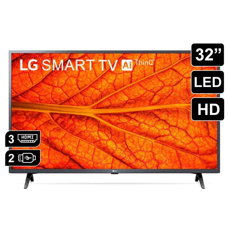 Televisor LG 32 Smart TV HD LED AI ThinQ 32LM637BPSB LG | falabella.com