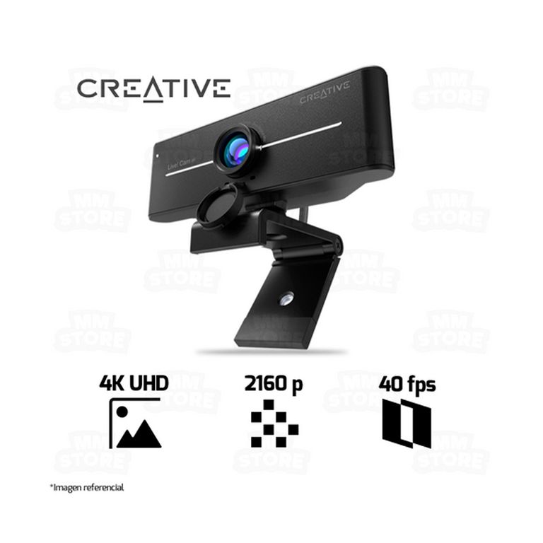 Cámara Web Creative Live Cam Sync 4K UHD Black CREATIVE | falabella.com