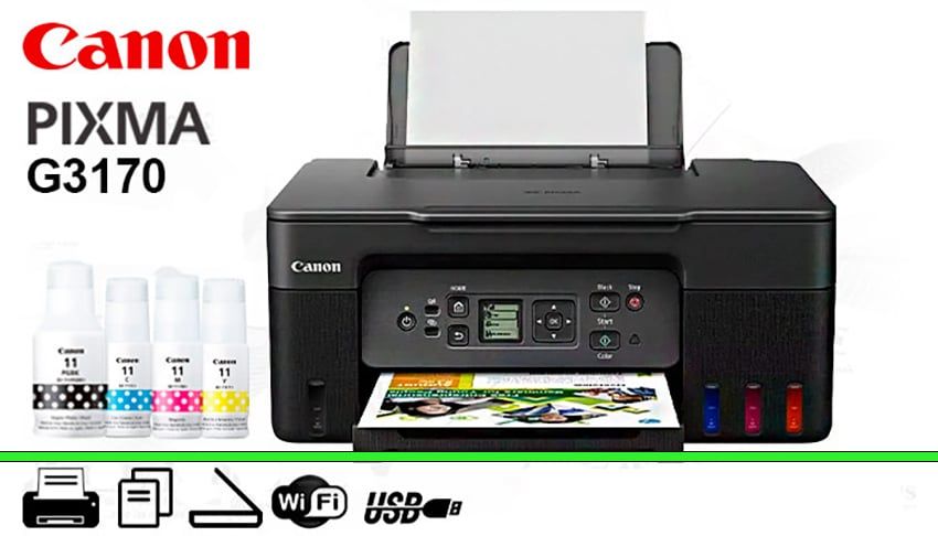 IMPRESORA MULTIFUNCIONAL CANON PIXMA G3170 WIFI CANON | Falabella Perú