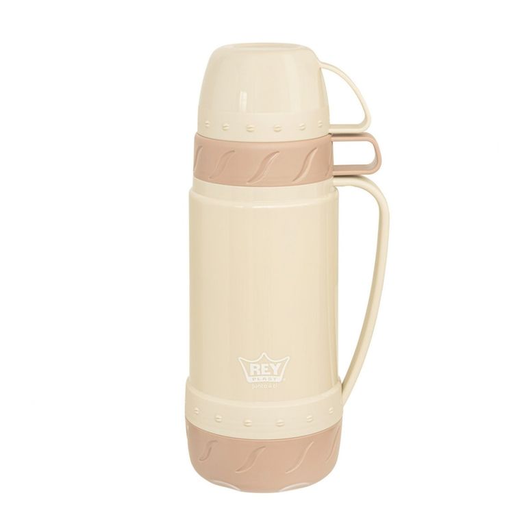 Termo Golden Rose 1 L Conserva Temperatura Marrón Oscuro y Claro REY PLAST | falabella.com