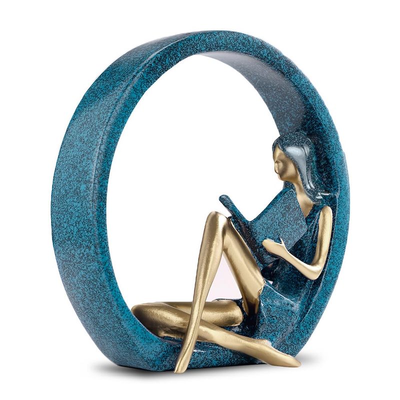 Adorno Decorativo Elegante Mujer Leyendo AC6 KELLER | falabella.com