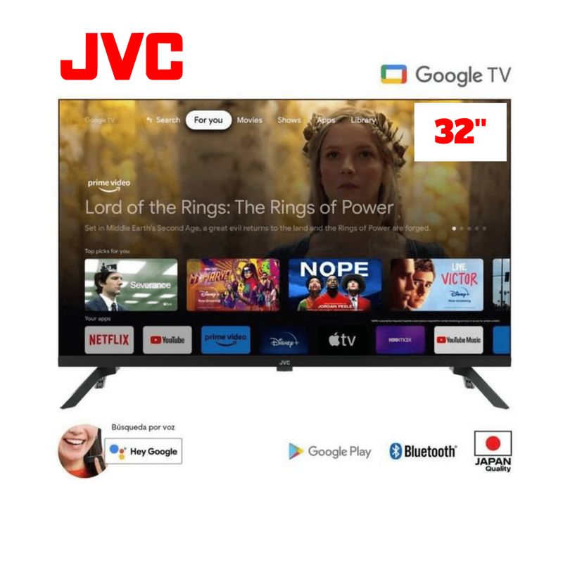 TELEVISOR 32'' JVC LT-32KB138 HD SMART GOOGLE TV GENERICO | falabella.com