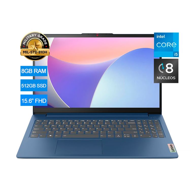 Laptop Lenovo Core i5 IdeaPad Slim 3 15IAH8 8GB RAM 512GB SSD 15.6 FHD ...