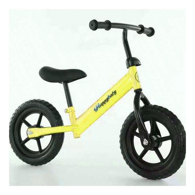 Bicicleta Infantil De Balance Niño Niña Aro 12 Amarillo GENERICO ...