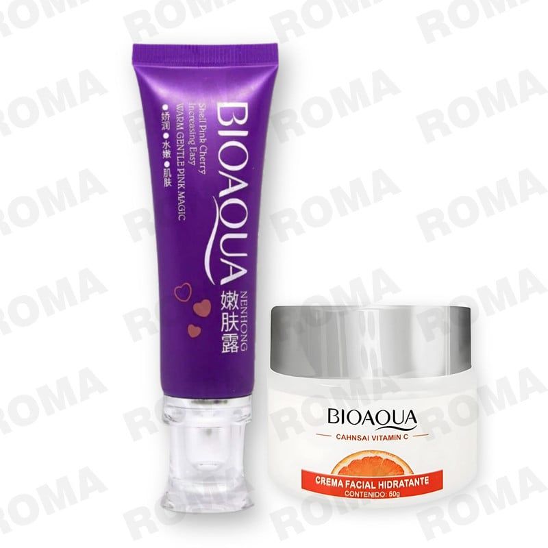 PAKC CREMA BLANQUEADORA DE ZONAS y CREMA FACIAL VITAMINA C BIOAQUA BIOAQUA | falabella.com