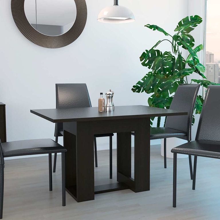 COMEDOR ECLIPSE 4 PUESTOS WENGUE - ENVÍO ARMADO Y MELAMINA 18mm GENERICO | falabella.com