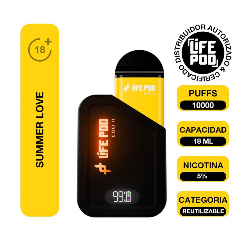 Life Pod Eco II KIT 10000 Puffs - Summer Love VAPE STATION | falabella.com