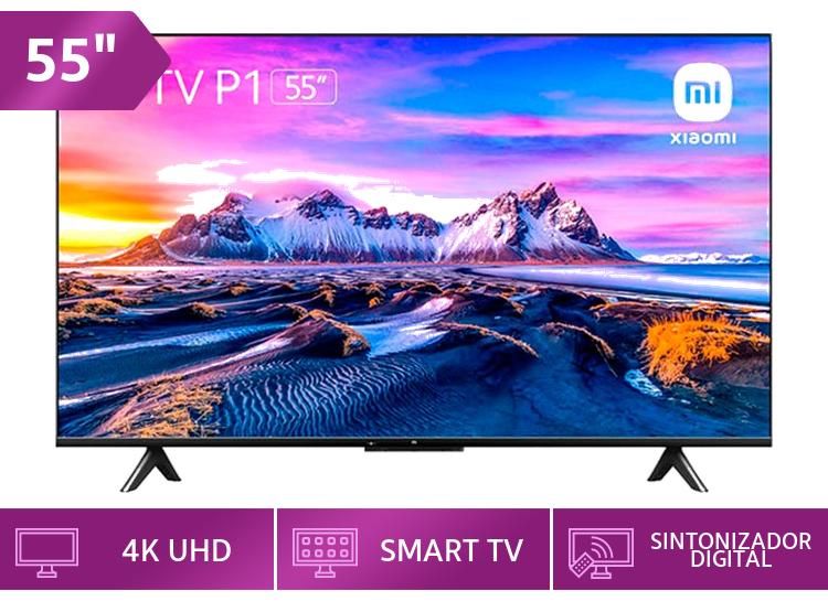 TELEVISOR SMART TV XIAOMI 4K ULTRA HD 55 MITVP155 MI P1 ANDROID TV XIAOMI | falabella.com