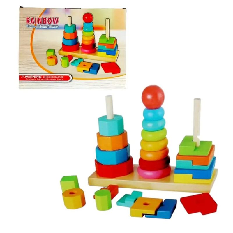 Juego De Torre x3 Apilable Grande GENERICO | falabella.com
