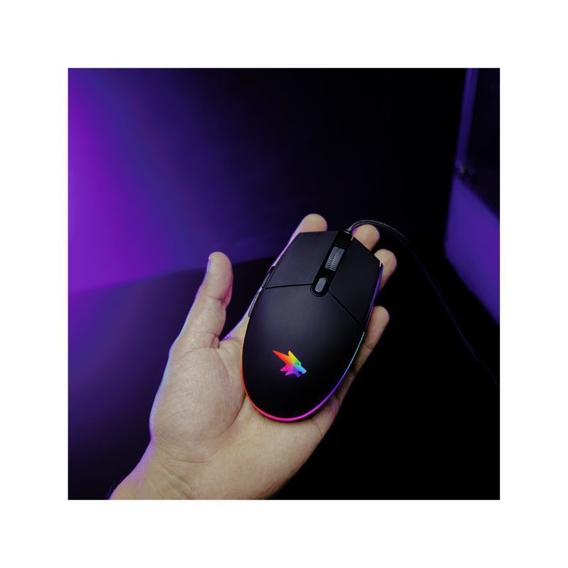 Mouse Gamer Vifrozt Viking Negro 12,800 DPI RGB con Software VIFROZT ...