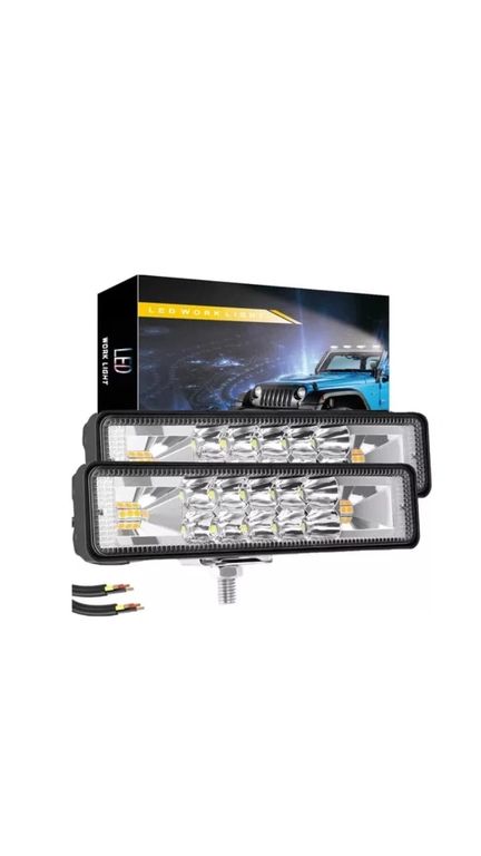 Faro Led Barra Fijo Y Estrobo 48W Auto Y Moto | Sodimac Perú