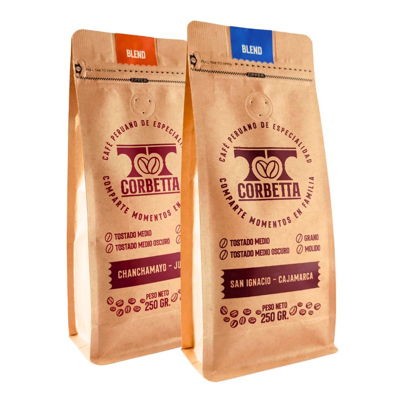 Café de Especialidad Grano 250 Gr. Blend San Ignacio Blue y Chanchamayo ...