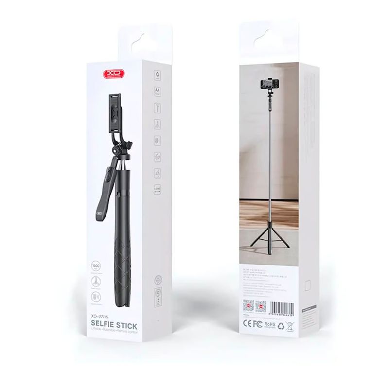 Tripode Selfie Stick Premium Negro con Bluetooth XO-SS15 XO SIMPLE IS ...