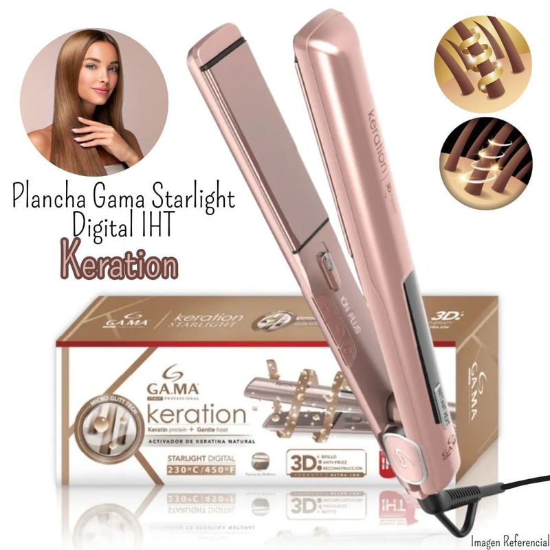 Plancha Gama Keration Starlight Digital IHT GAMA | falabella.com