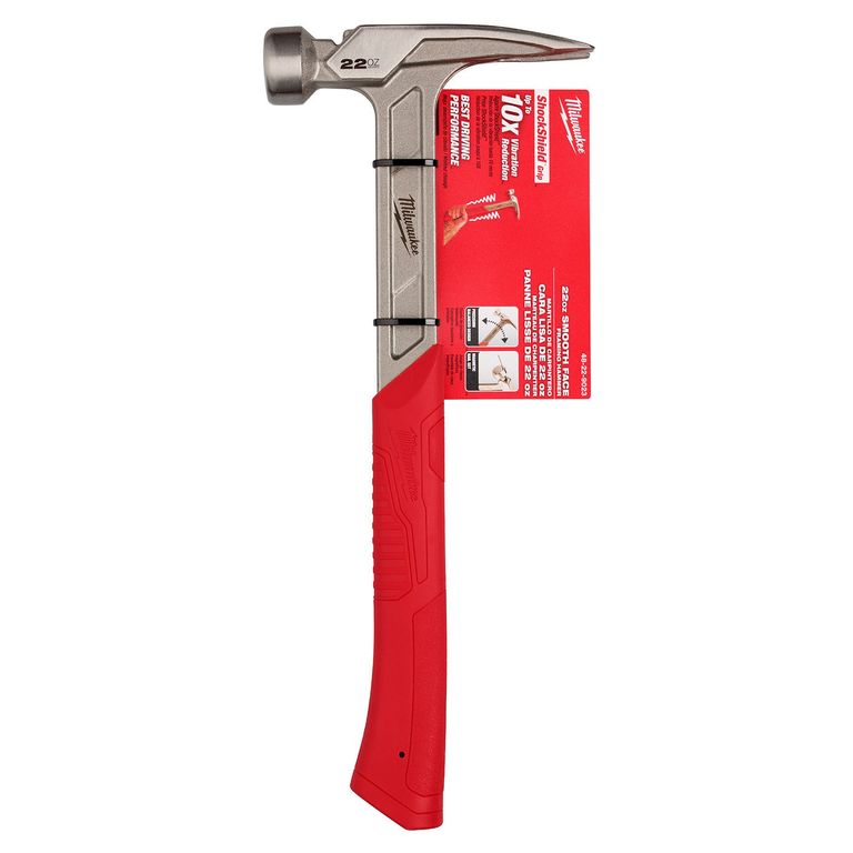 MARTILLO DE 22 ONZAS DE ENMARCAR CARA LISA 48-22-9023 MILWAUKEE ...