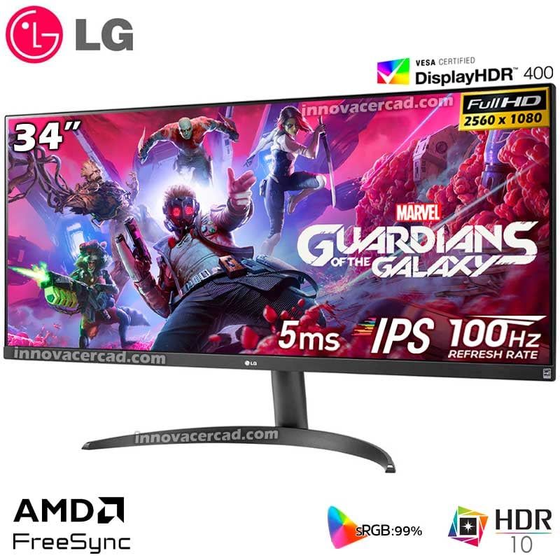 Monitor UltraWide LG 34WQ500-B 34 UW-FHD 2560x1080 100Hz 5ms IPS LG ...