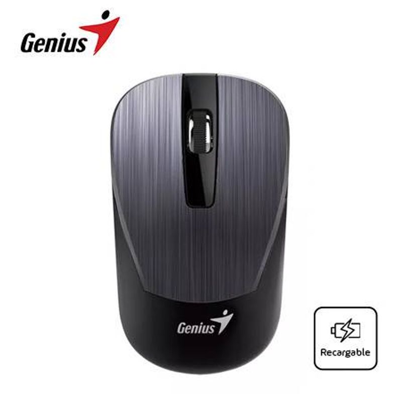 MOUSE GENIUS ECO-8015 WIRELESS BLUEEYE RECARGABLE IRON GREY GENIUS ...