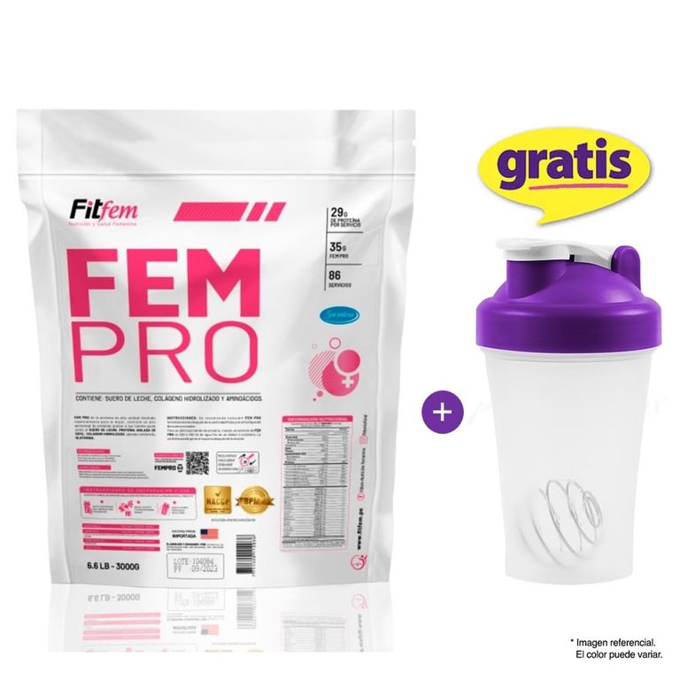 Fem Pro 3000Gr - 3KG Protein Fitfem Vainilla FITFEM | falabella.com