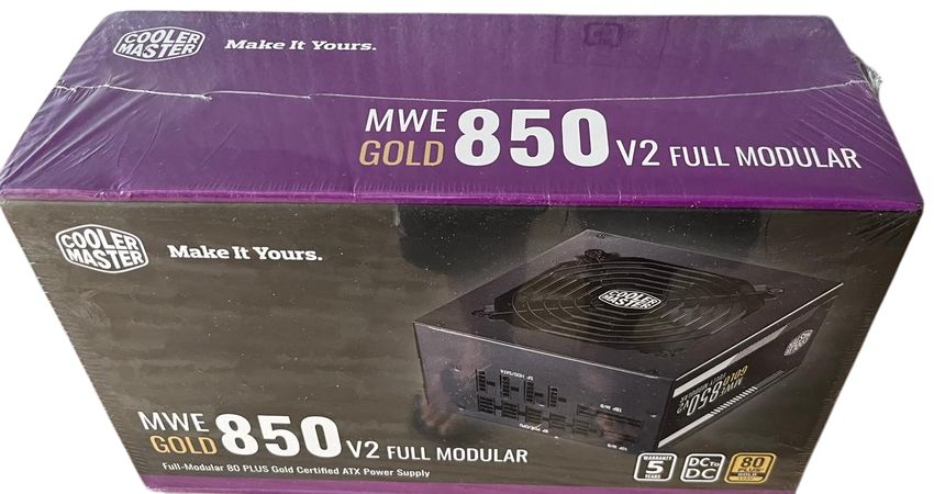 FUENTE 850W 80PLUS GOLD COOLER MASTER MWE GOLD 850V2 FULL MODULAR ...