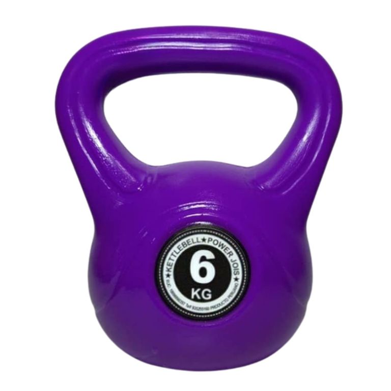 Pesa Rusa o Kettlebell Deporte - 6 kg pvc color Morado | Sodimac Perú