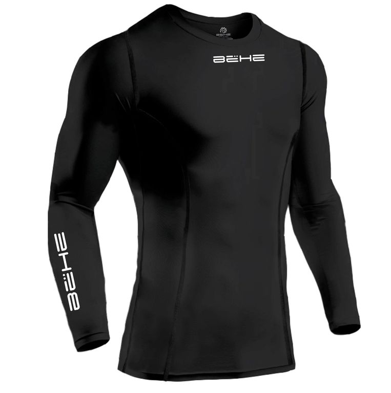 Polo Licra Compresor Negro BEHE | falabella.com