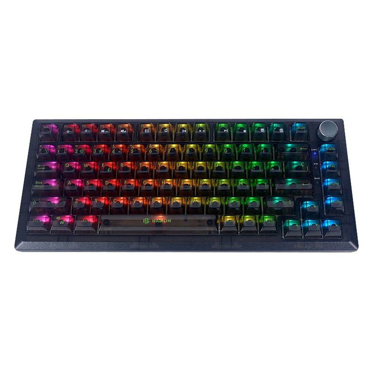 Teclado Gamer Halion HA-K751 Gasket RGB Mecánico Transparente HALION | falabella.com
