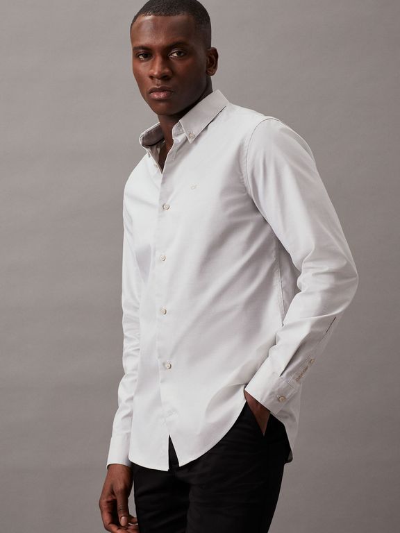 CAMISA OXFORD STRETCH REGULAR FIT SHI CALVIN KLEIN | falabella.com