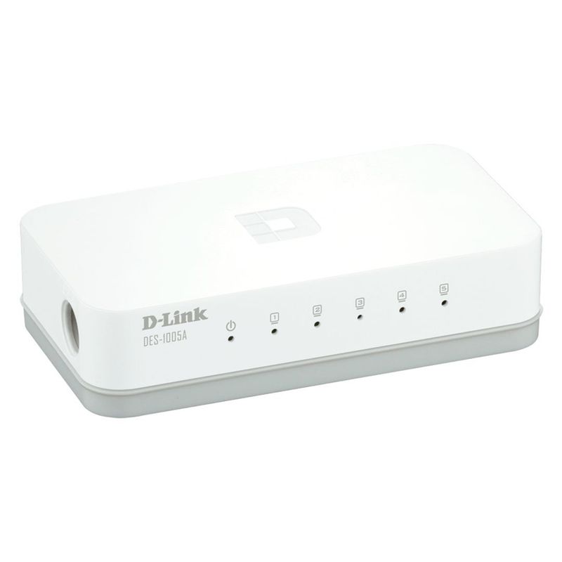 D-LINK DES-1005A Switch 5 Puertos Super fast 10/100 Soporta MDI/MDI-X ...