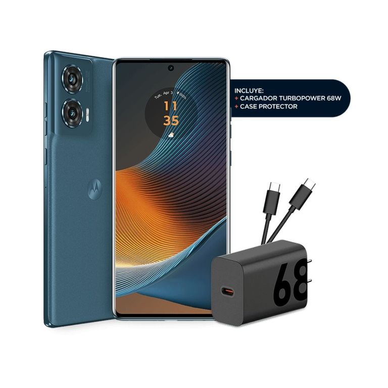 Celular MOTOROLA EDGE 50 FUSION 5G ROM 256GB RAM 8GB XT2429-1 Verde Azulado MOTOROLA | falabella.com