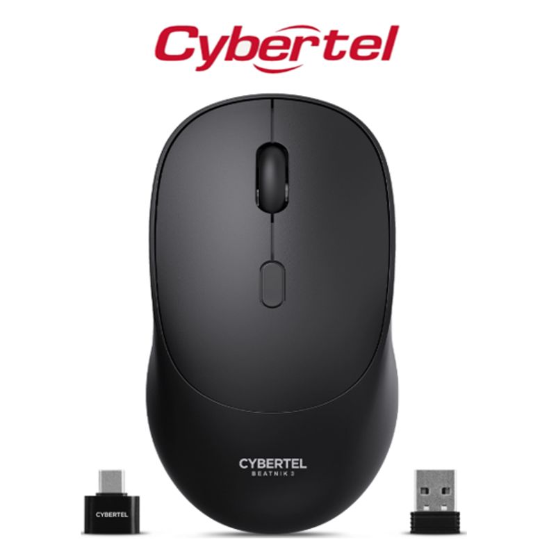 Mouse Inalambrico BEATNIK 3 CYB M704-3M BT WIFI Recargable CYBERTEL ...