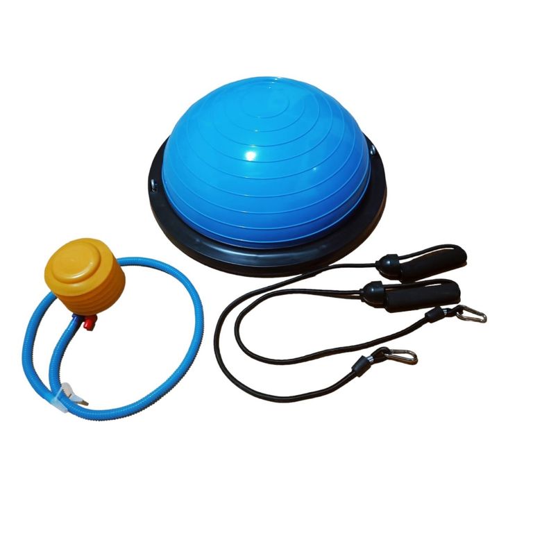 Bosu Ball BLUE Media Pelota Pilates Semi Esfera Balance GENERICO ...