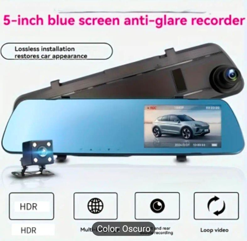 ESPEJO RETROVISOR INTELIGENTE PARA AUTO GENERICO | falabella.com