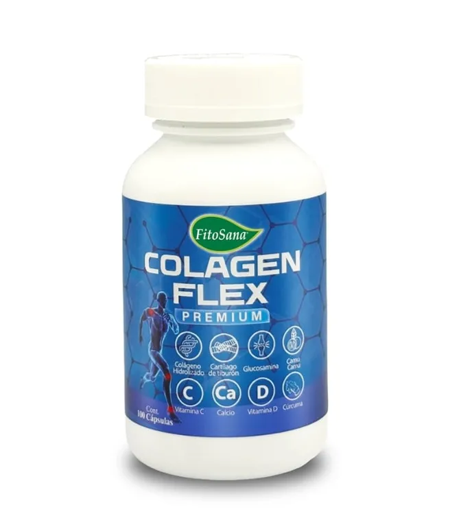 COLAGEN FLEX PREMIUM FITOSANA - COLAGENO HIDROLIZADO FRASCO 100U ...