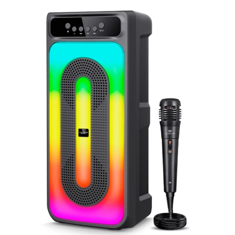 Parlante Torre REGENCY 4 EV5005 RGB BT MIC FM SDUSB LI-BAT EVERSOUND ...