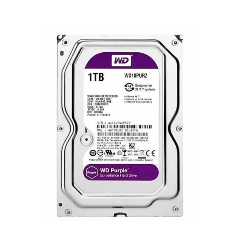 DISCO DURO 1TB PURPLE WESTERN DIGITAL WESTER DIGITAL | falabella.com